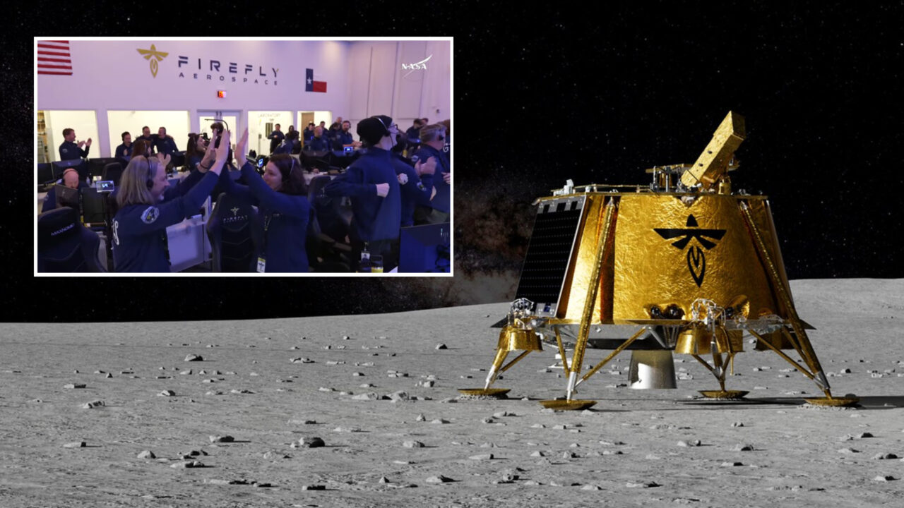 First Private Moon Landing: Firefly Aerospace’s Blue Ghost Makes ...